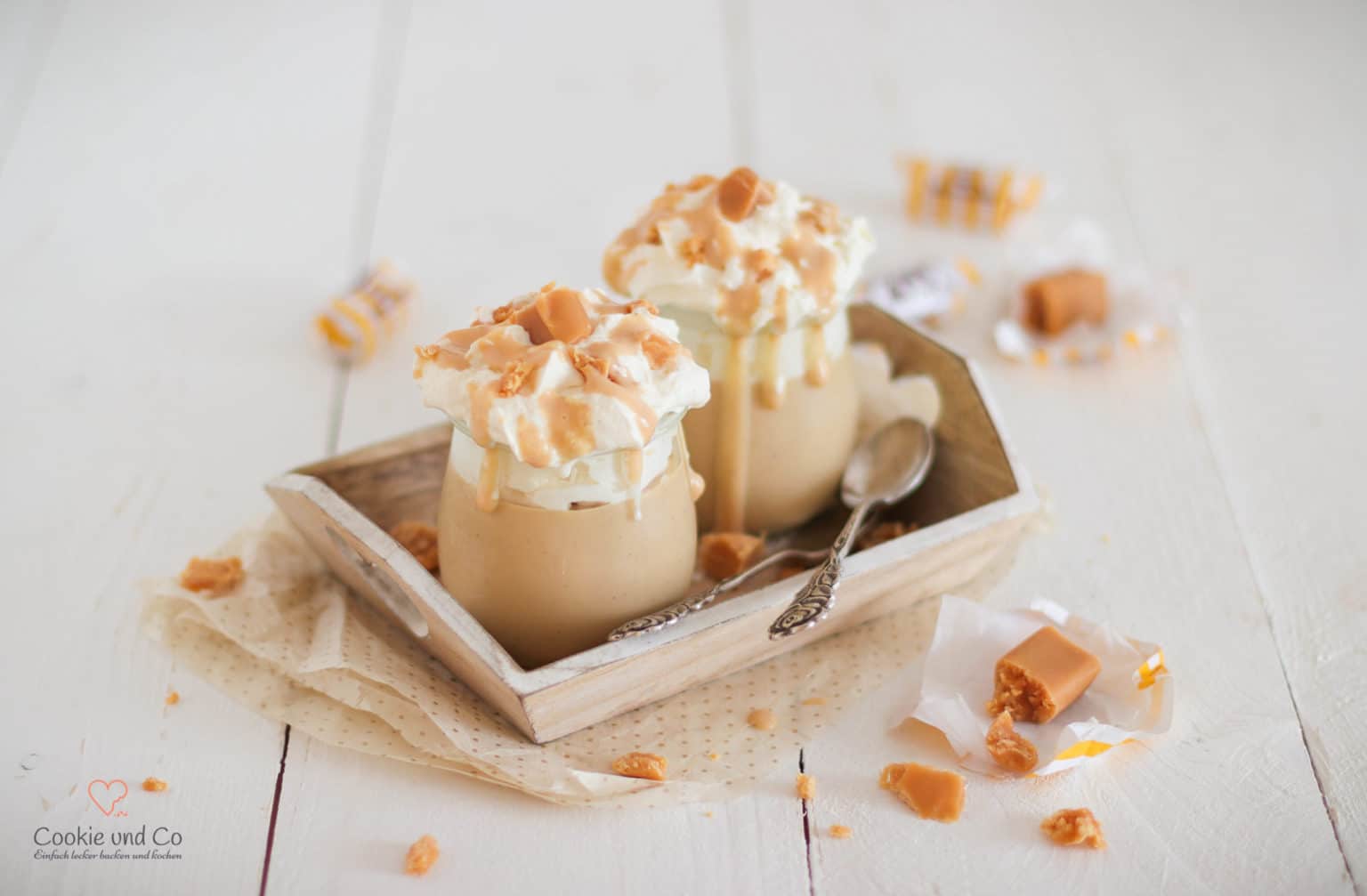 Karamell-Sahne-Pudding (einfaches Dessert)