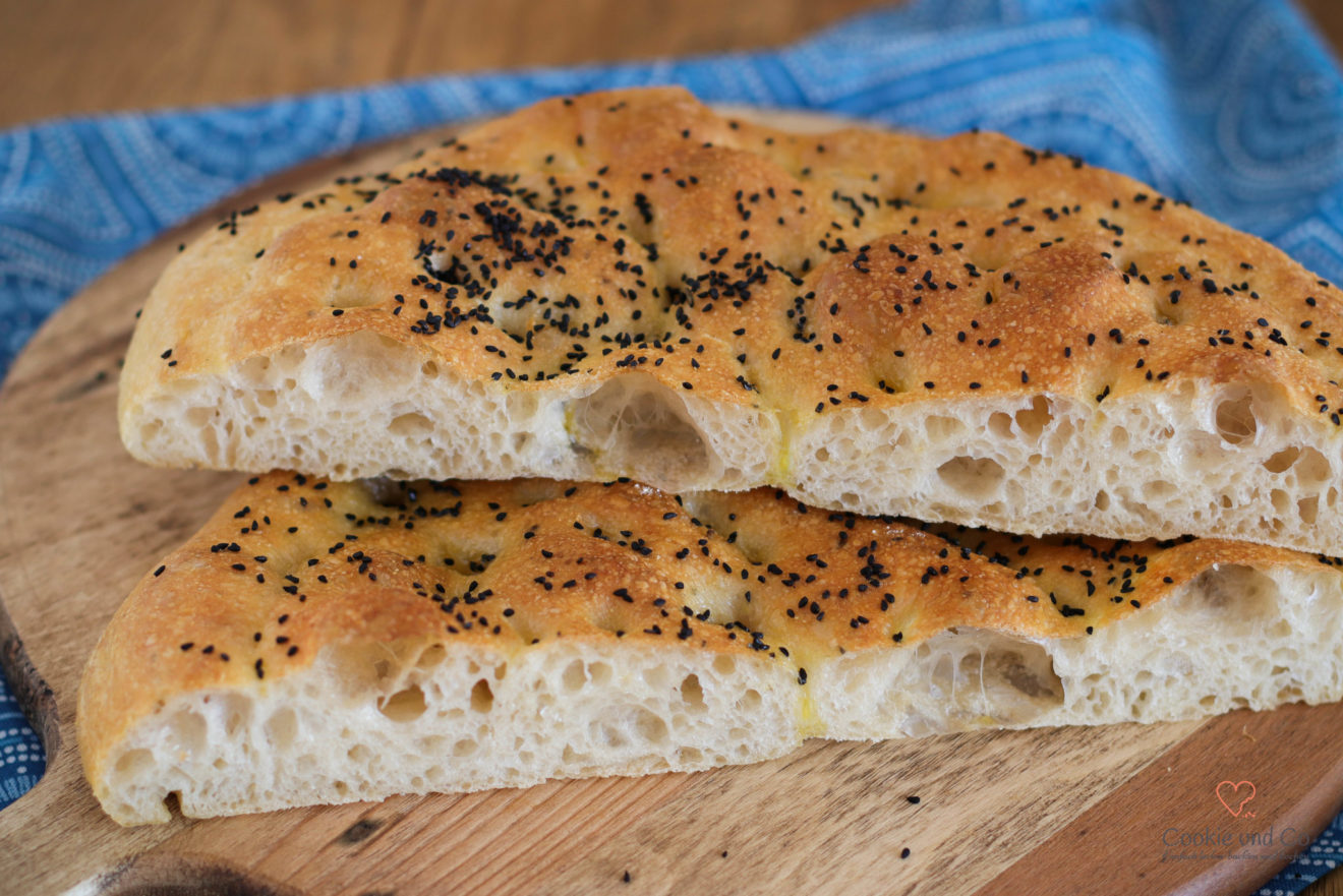Fladenbrot (Pide) Rezept über Nacht