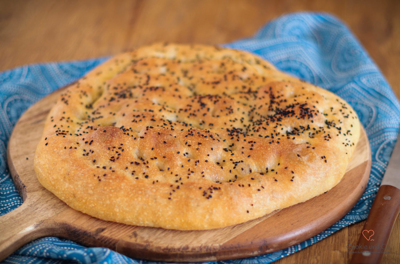 Fladenbrot (Pide) Rezept über Nacht