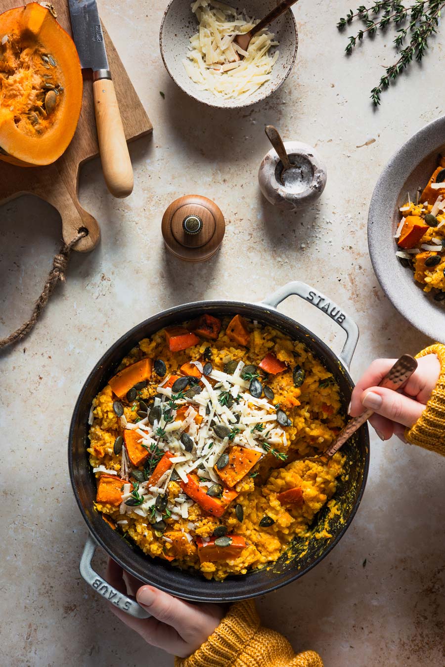 Kürbisrisotto (aus dem Ofen) 🧡 Cookie und Co – Foodblog by Sonja Bauer