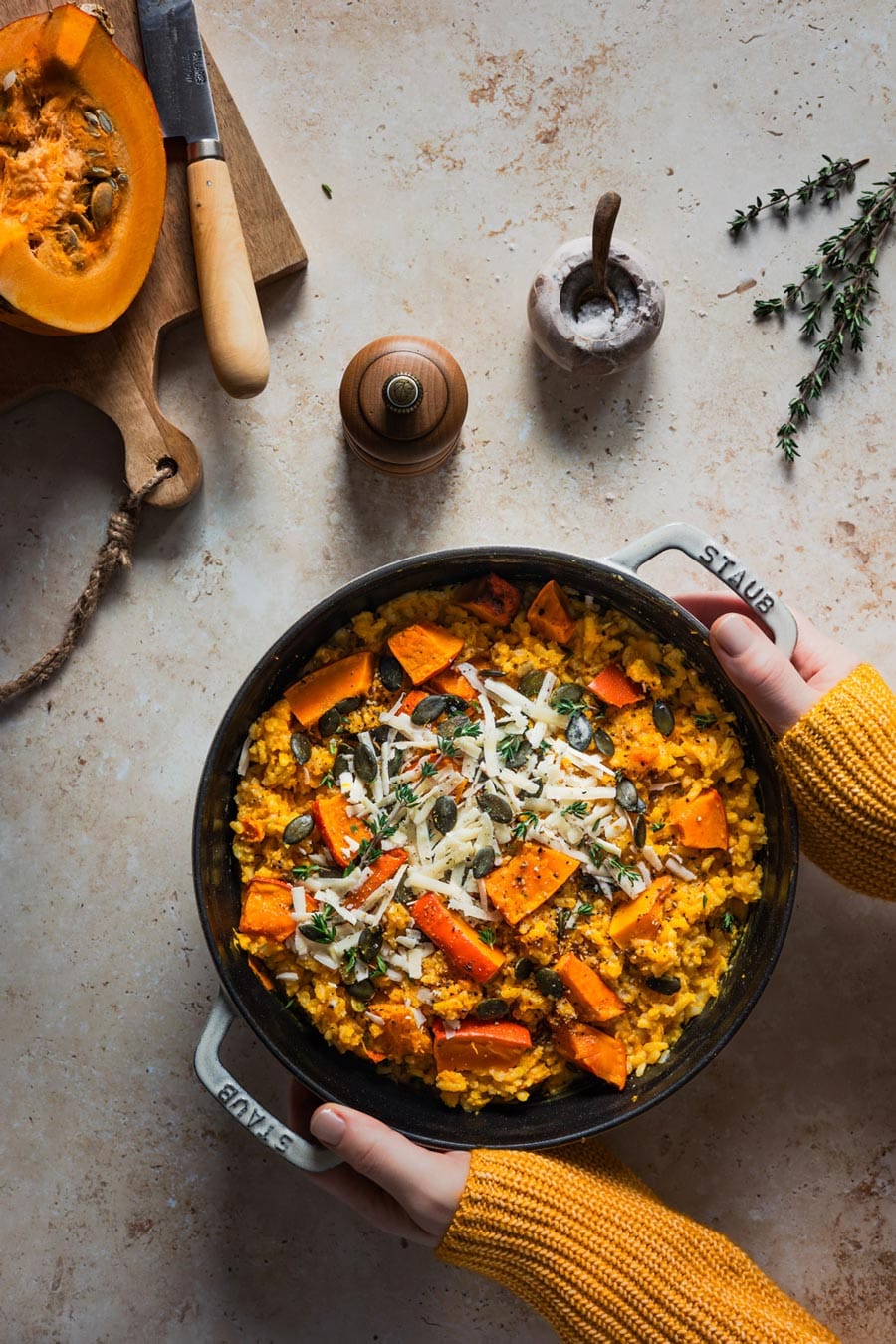 Kürbisrisotto (aus dem Ofen) 🧡 Cookie und Co – Foodblog by Sonja Bauer